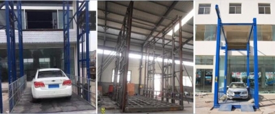 guide rail cargo lift - ChamLift