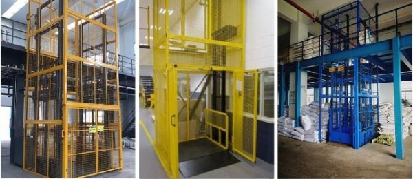 guide rail cargo lift - ChamLift